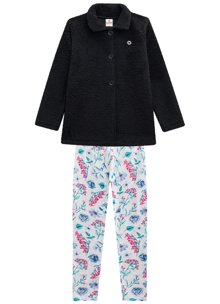 Conjunto flores menina Brandili | Moda Infantil e Teen | Amor pela Criança